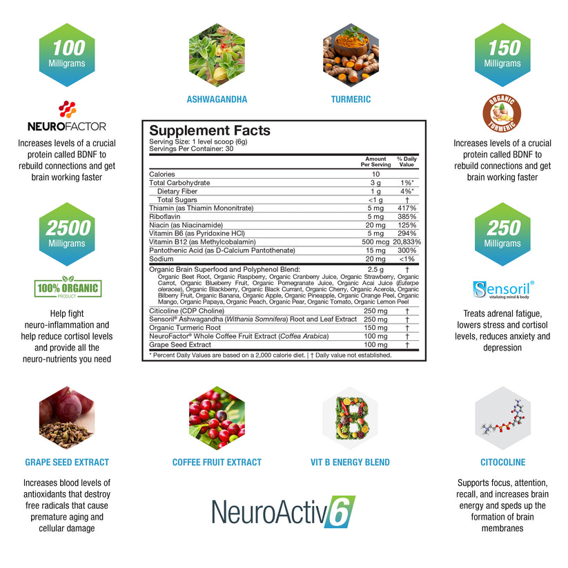 NeuroActiv6 - Brain Support Supplement – NaturalCell